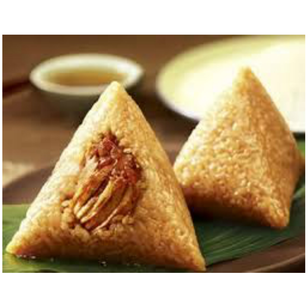 Eugris - Bamboo leaf wrapped pork and sticky rice (3pieces)